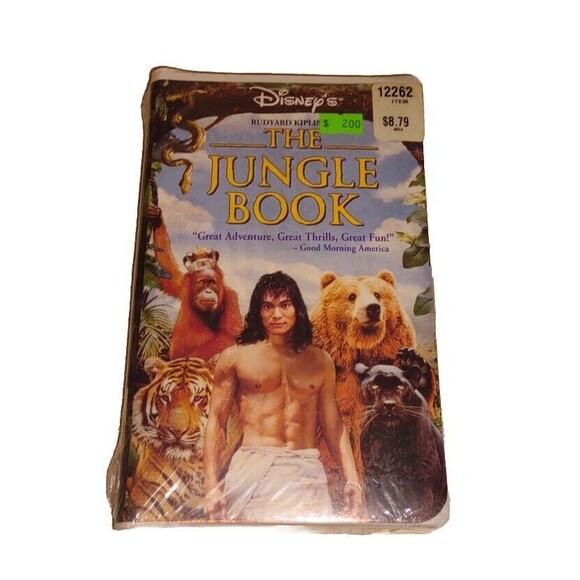 Media | The Jungle Book Live Action Vhs Disneys Rudyard Kipling Sealed ...